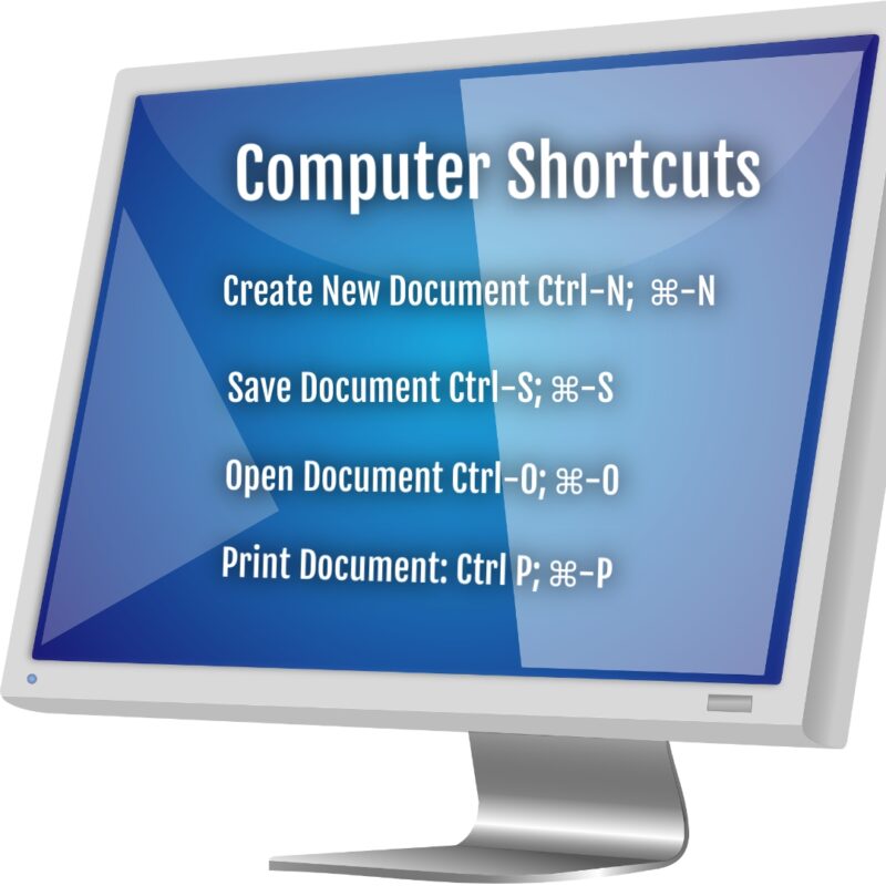 COMPUTER SHORTCUTS - Learn How To Write A Novel